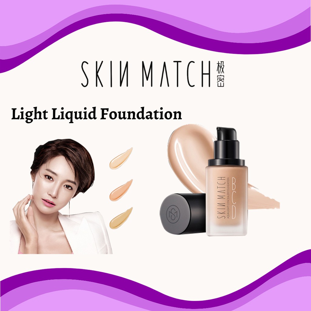 Jual SKIN MATCH Light Liquid Foundation Skin Color - Foundation Cair ...