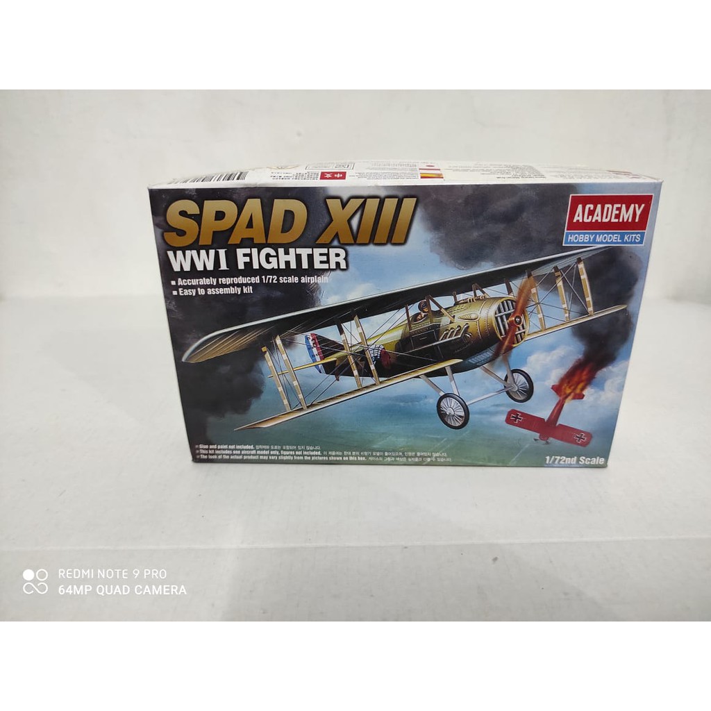 Jual Mainan Rakitan ACADEMY 1/72 SPAD XIII WWI Fighter 12446 | Shopee ...