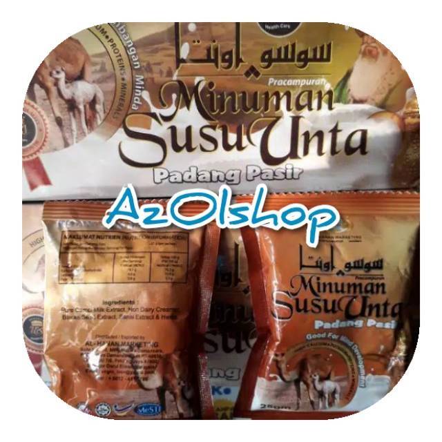 Jual Minuman Susu Unta Sachet | Shopee Indonesia
