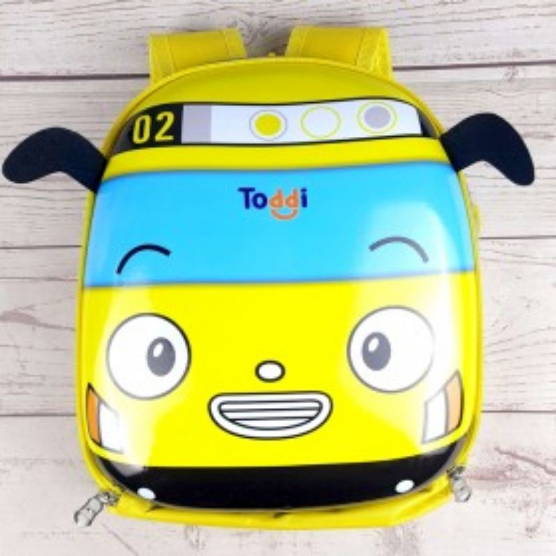 Jual TAS RANSEL BACKPACK MODEL BUS TAYO KUNING | Shopee Indonesia