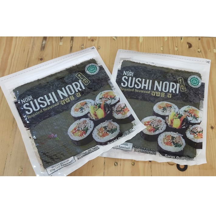 Jual Sushi Nori Sheet Gold 10 Lembar Sushi Roasted Rumput Laut Halal ...