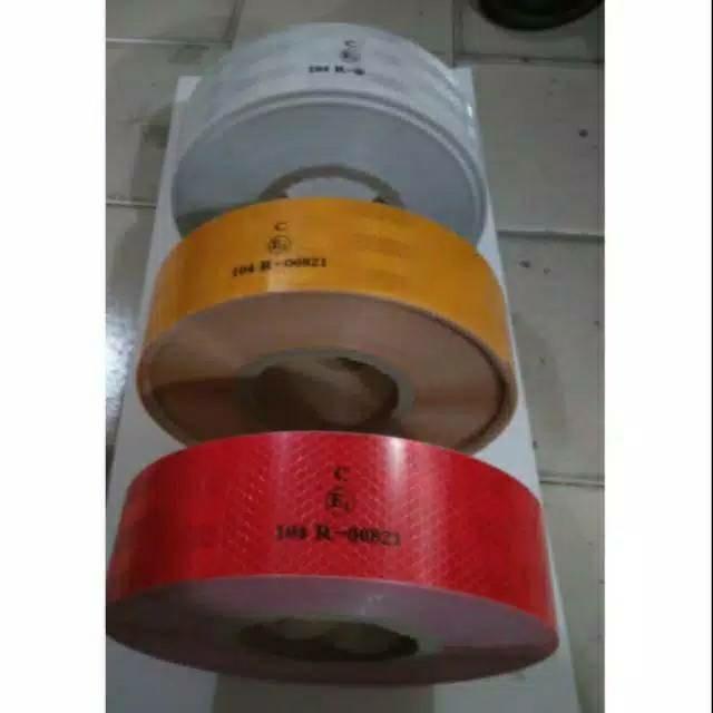 Jual Sticker Reflector Pemantul Cahaya KIR DISHUB Diamond Grade Tape ...