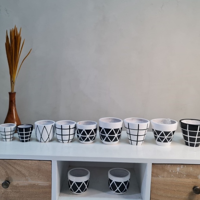 Jual Pot Lukis Diameter 6-7 cm l Pot Lukis Gerabah l Vas Tanah Liat l ...