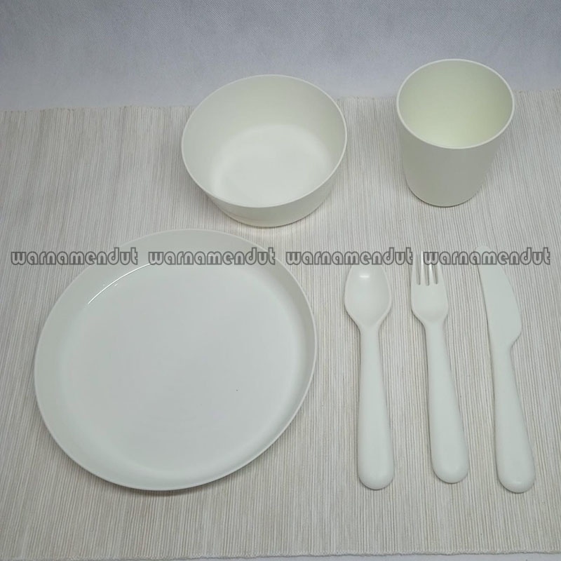 Jual Peralatan makan anak SATU SET (piring,mangkok,gelas,alat makan ...