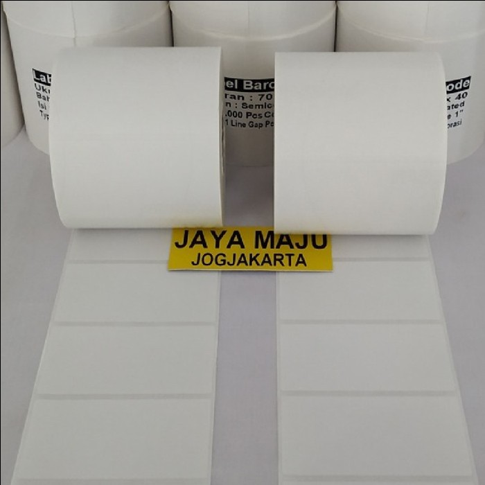 Jual KERTAS STICKER LABEL PRINTER BARCODE 70 X 40 MM 70x40 70x40mm 7x4 ...