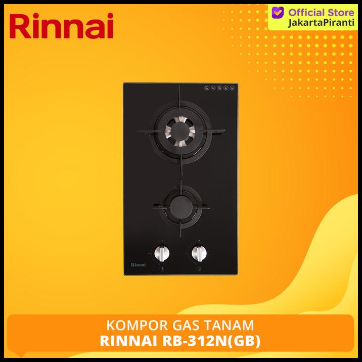 Jual Built-In Gas Hob Kompor Gas Tanam 2 Tungku Rinnai Rb-312N (Gb) | Shopee Indonesia