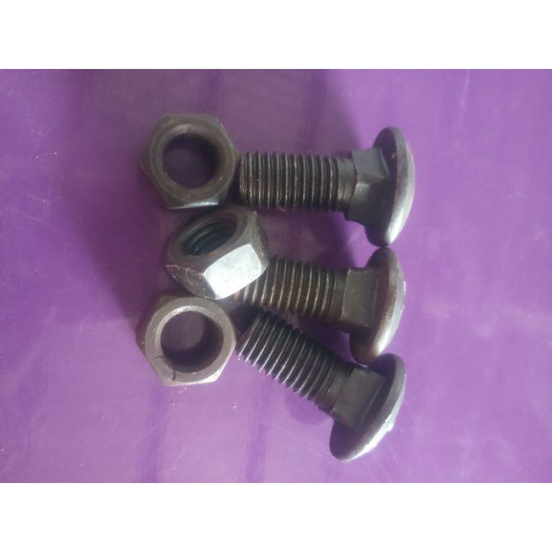 Jual Baut+Mur CB 5/8x1 1/2 /(inchi)/panjang 4 cm CB payung hitam ...