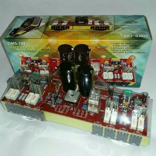 Jual KIT POWER SUPER OCL STEREO 2X300W DMS-199 | Shopee Indonesia