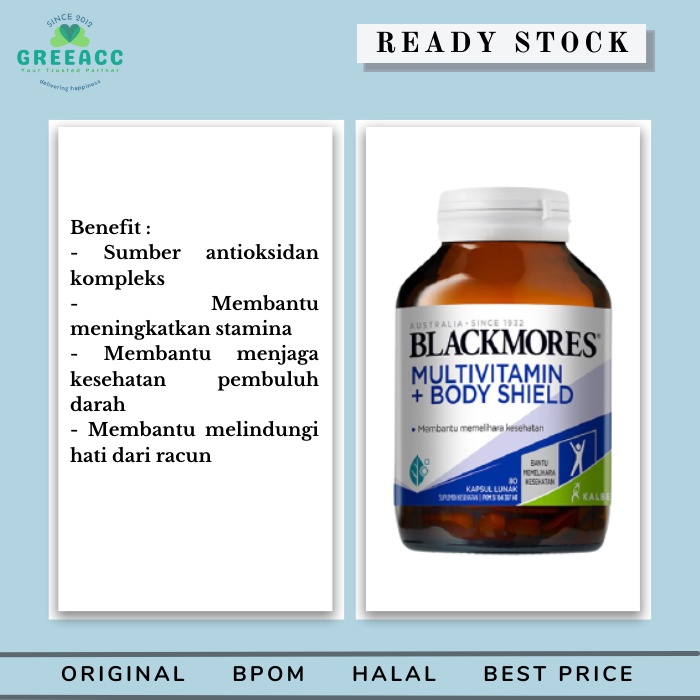 Jual Blackmores Bio Ace Excell Suplemen 80 Tablet Multivitamin + Body ...