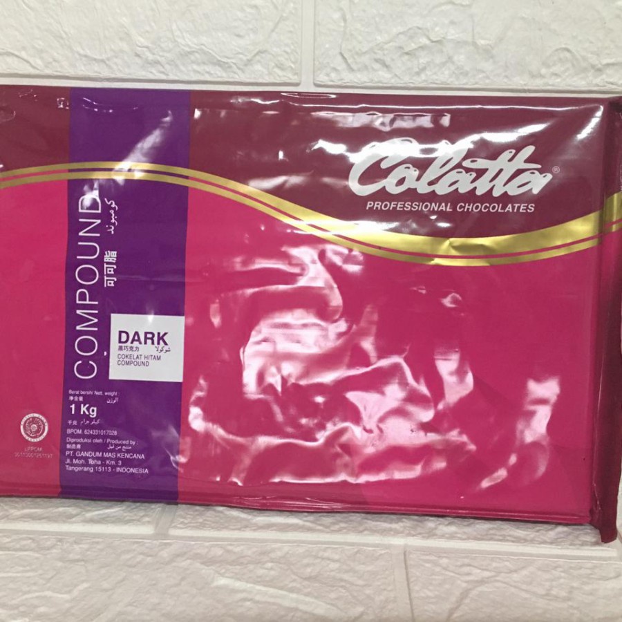 Jual Colatta Dark coklat Compound 1kg | Shopee Indonesia