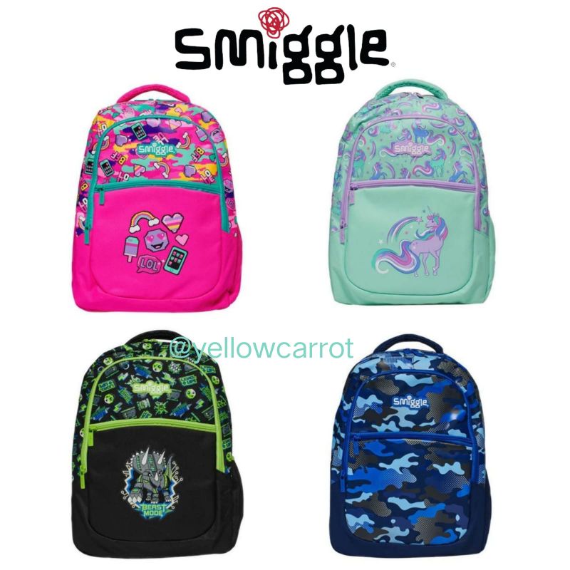 Jual SMIGGLE BAG BACKPACK BACKPACK LITE DASH DINO UNICORN TAS Sekolah ...