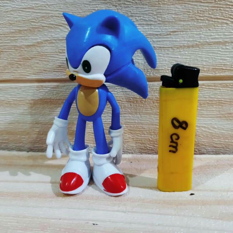 Jual mainan figureblue sonic the hedgehog series Sonic biru | Shopee ...