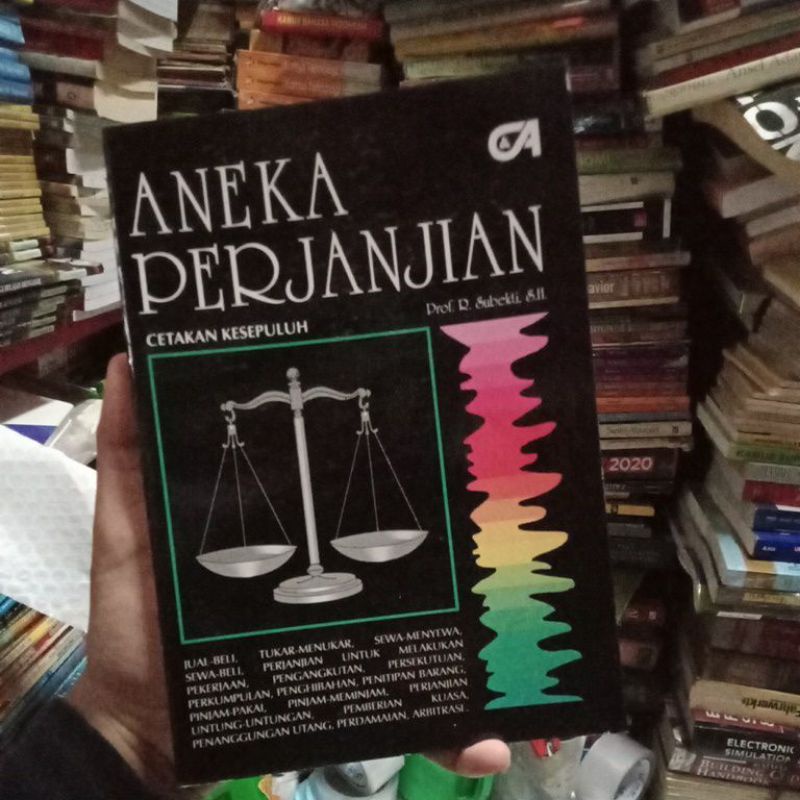 Jual Buku aneka perjanjian Prof.R.Subekti.S.H ORIGINAL | Shopee Indonesia