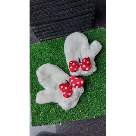 Jual Sarung Tangan Boneka Minnie Mouse Bulu Disney | Shopee Indonesia