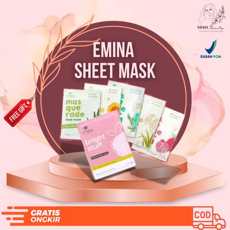 Jual EMINA Sheet Mask All Variant | Masker Emina Original | Shopee ...