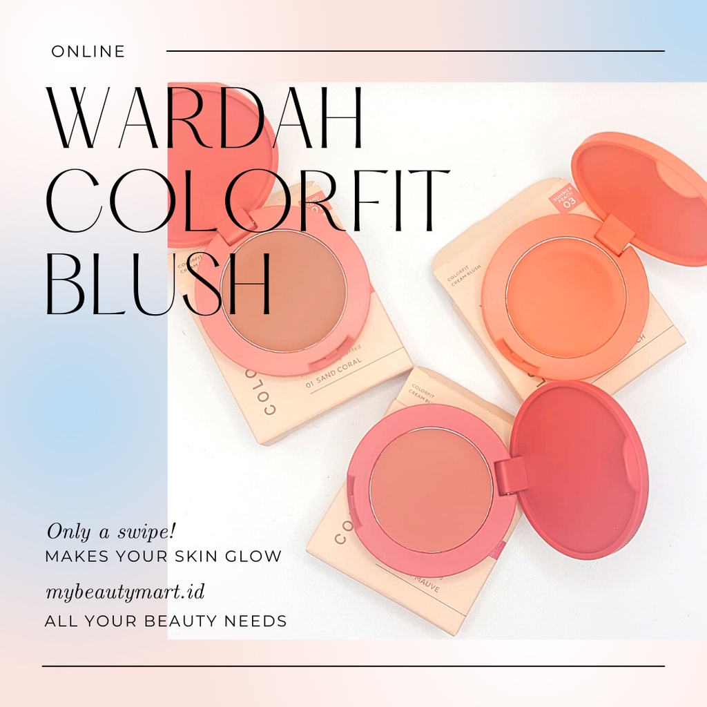 Jual Wardah Colorfit Cream Blush | Shopee Indonesia