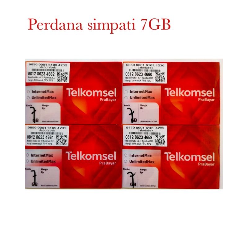 Jual Perdana Telkomsel SIMPATI 10GB | Shopee Indonesia