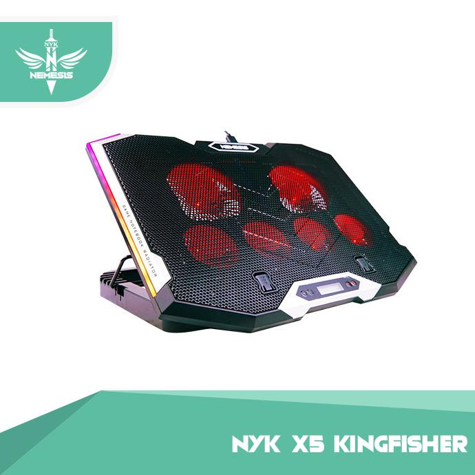 Jual NYK X-5 KINGFISHER / NYK Kingfisher / NYK X5 Cooling pad NYK RGB ...