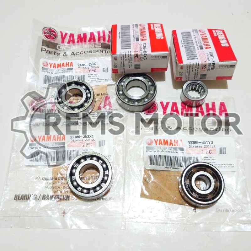 Jual BEARING SET GEARBOX RASIO MIO SPORTY SMILE SOUL NOUVO Z LELE FINO 115 ORIGINAL YAMAHA ...