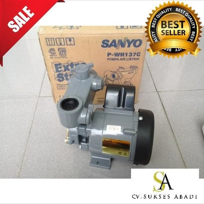 Jual SANYO POMPA AIR P-WH137C Termurah Surabaya POMPA AIR SUMUR DANGKAL ...