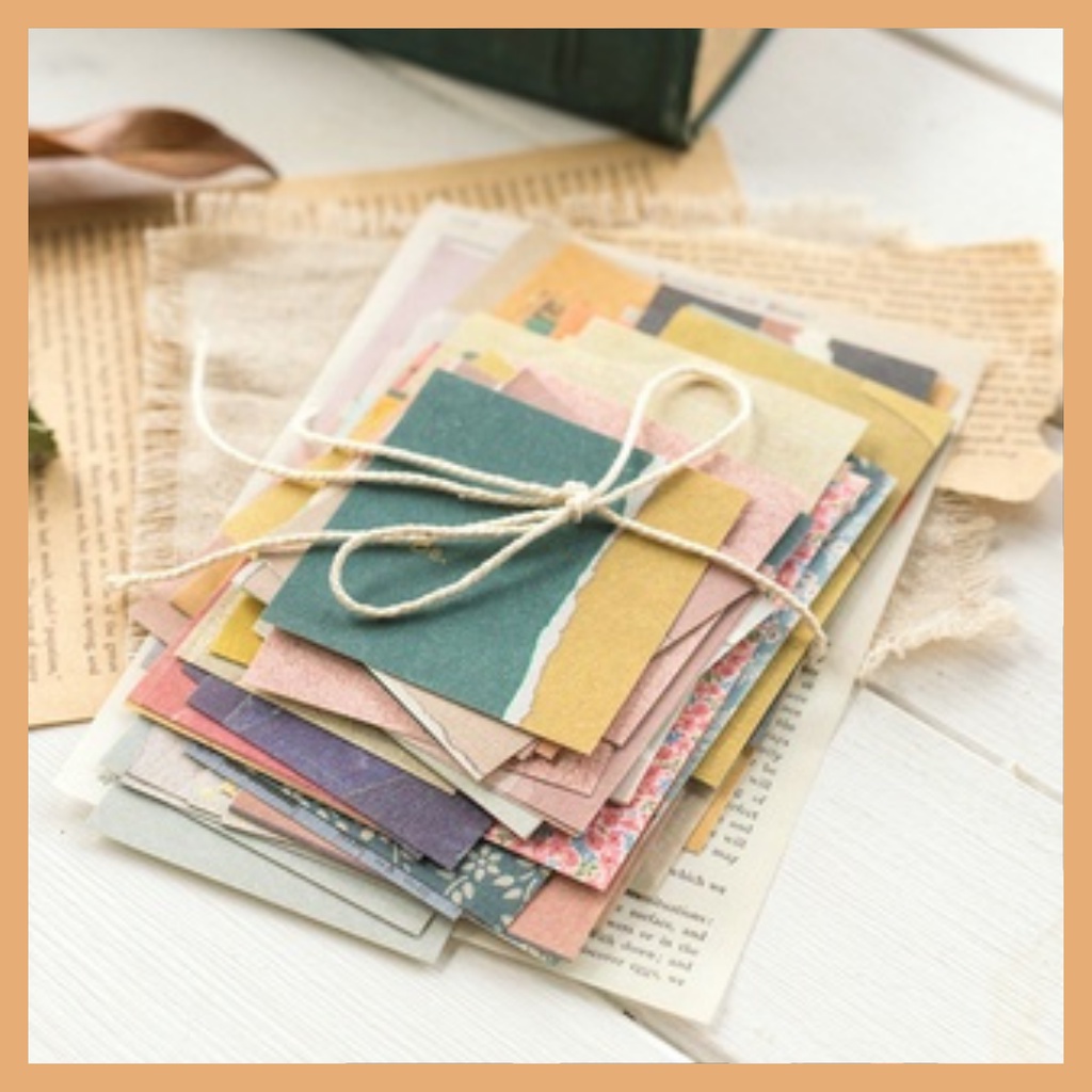 Jual Journaling Kit Kertas Vintage Deco Scrapbook Journal Jurnal ...