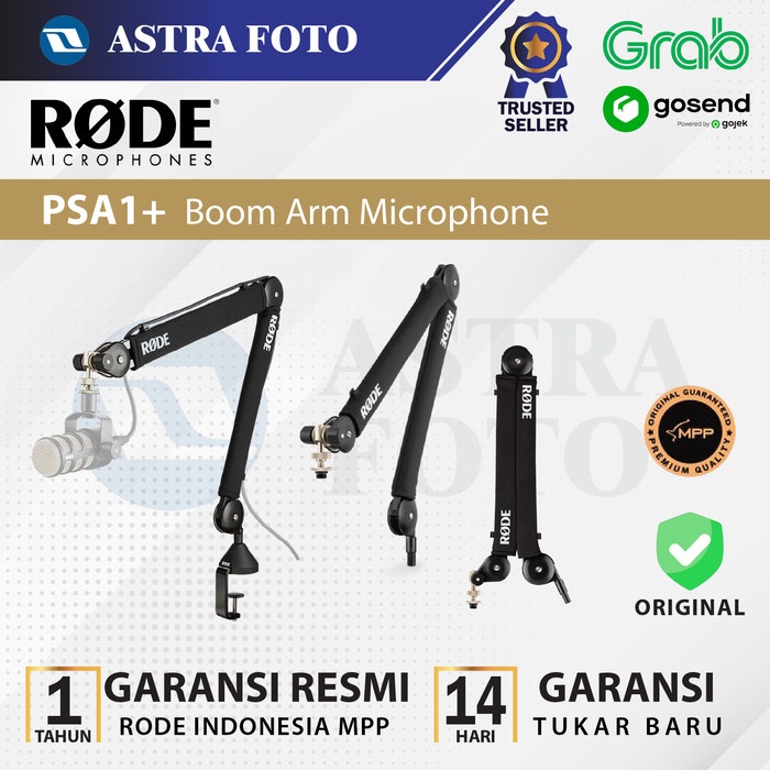 Jual RODE PSA1+ PLUS PROFESSIONAL STUDIO BOOM ARM MICROPHONE DESK ...