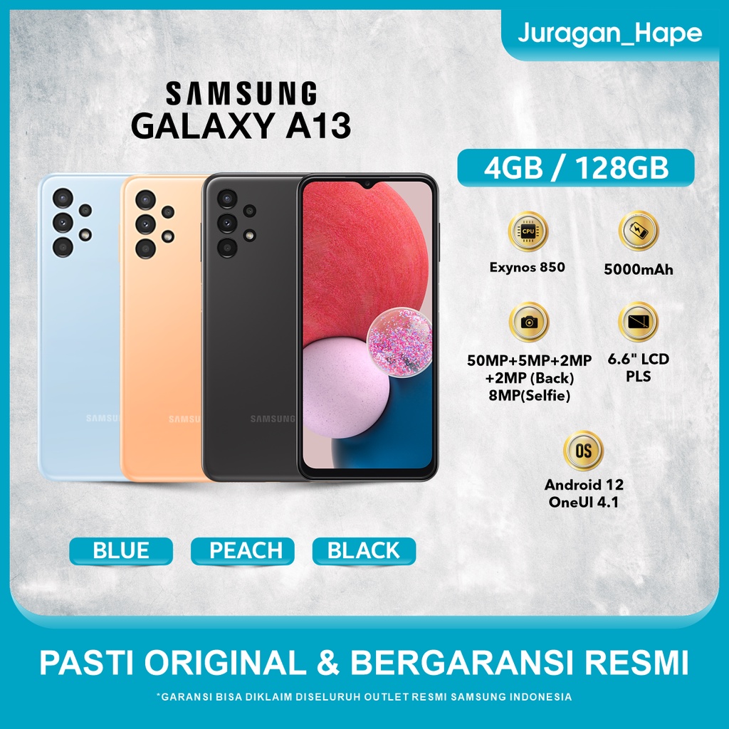 Jual Samsung Galaxy A13 RAM 4/128GB, 6/128GB | Shopee Indonesia