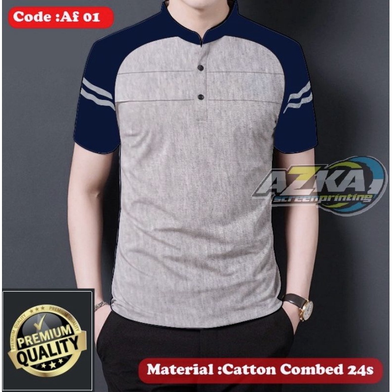 Jual KAOS KERAH MODEL RAGLAN PRIA, KAOS KERAH SHANGHAI MODEL RAGLAN ...