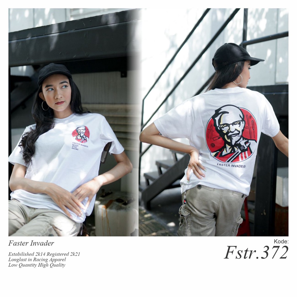 Jual kaos racing faster invader fstr 372 | Shopee Indonesia