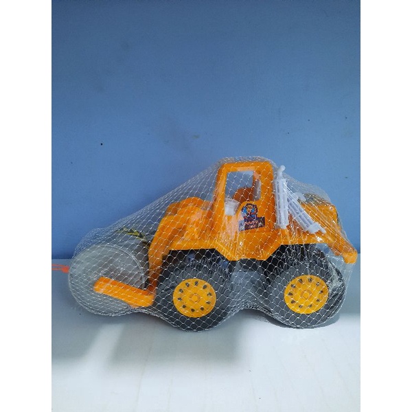 Jual mainan anak truk roller ekskavator warna kuning | Shopee Indonesia