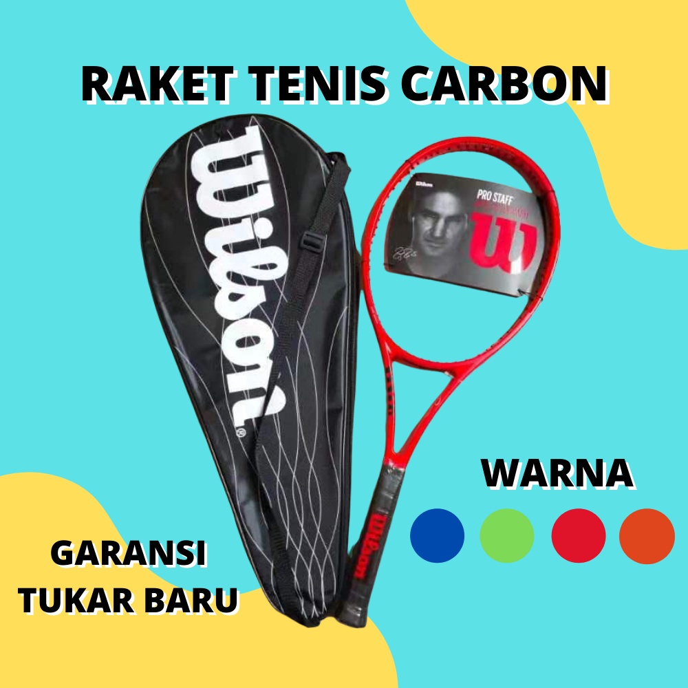 Jual Raket Tenis Raket Tennis Import Carbon Bonus Tas dan Grip | Shopee ...