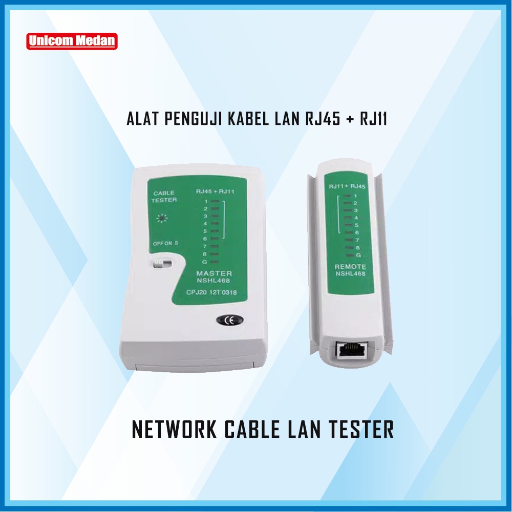 Jual LAN TESTER ALAT PENGUJI KABEL LAN RJ45 RJ11 | Shopee Indonesia