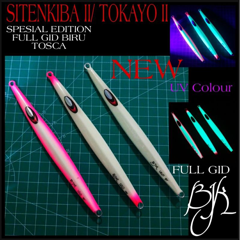 Jual METAL JIG SITENKIBA II GID BIRU 100g s/ 250g TOKAYO II FULL ...