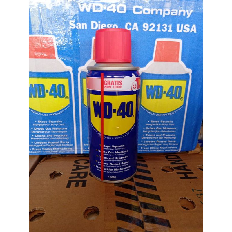 Jual WD-40 WD40 WD 40 PELUMAS ANTI KARAT /PELUMAS SERBAGUNA 120 ML191 ML 333 ML | Shopee Indonesia