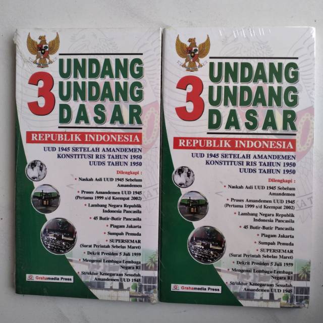 Jual Buku 3 Undang - Undang Dasar Republik Indonesia | Shopee Indonesia