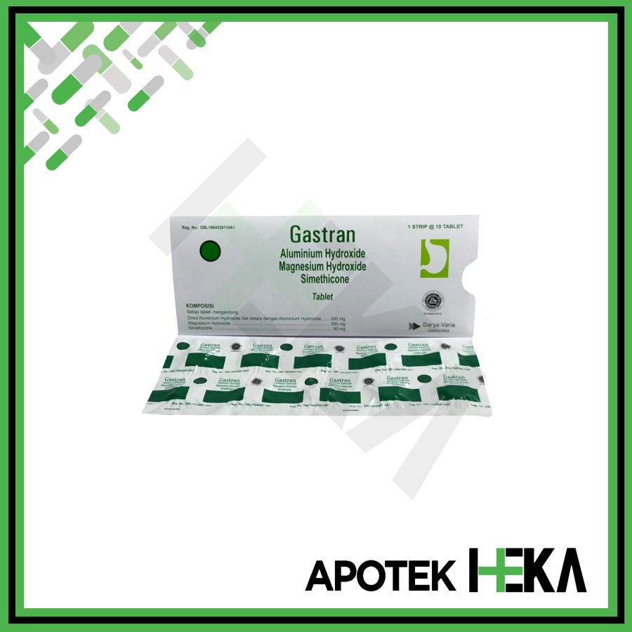 Jual Gastran Tablet Obat Maag Strip isi 10 (BANDUNG) | Shopee Indonesia