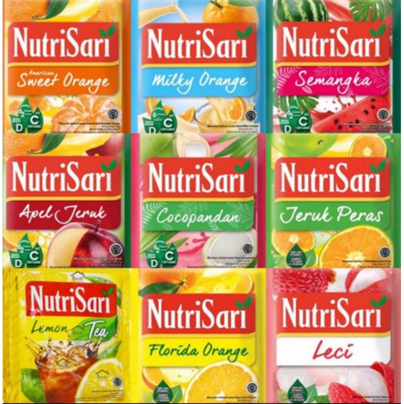 Jual Nutrisari All Varian Sachet | Shopee Indonesia