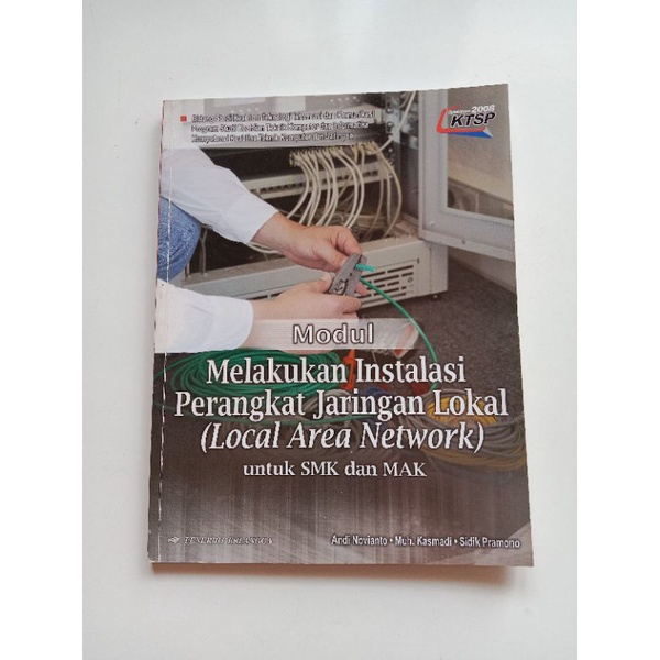 Jual MODUL MELAKUKAN INSTALASI PERANGKAT JARINGAN LOKAL (LOCAL AREA NETWORK) UNTUK SMK DAN MAK ...