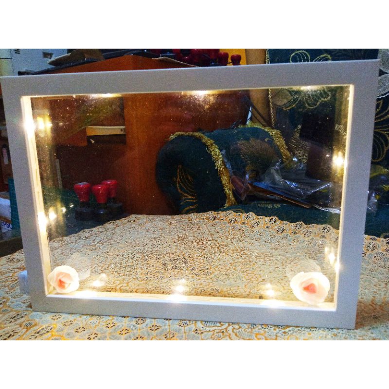 Jual Bingkai Box 3D DOUBLE AKRILIK A4(21x30cm) Anti Pecah + Lampu ...