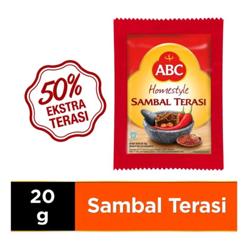 Jual Sambal Terasi Abc Sachet Ecer | Shopee Indonesia