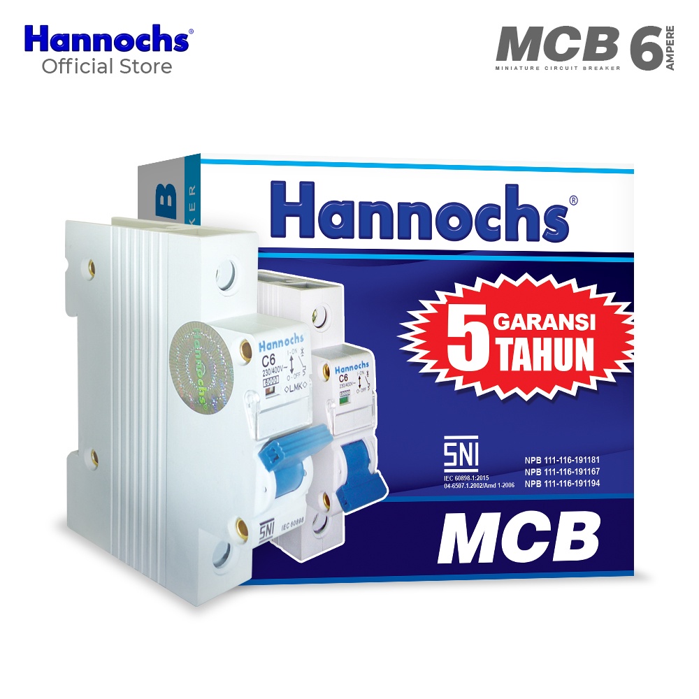 Jual Hannochs - MCB 1Phase 20A | Shopee Indonesia