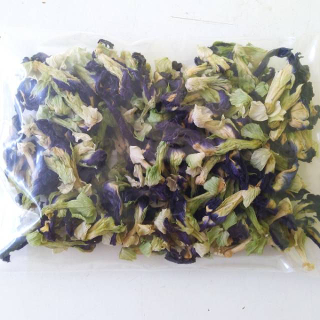 Jual Bunga Telang Kering Asli 100gr / 250gr / 500gr Siap Seduh | Shopee ...