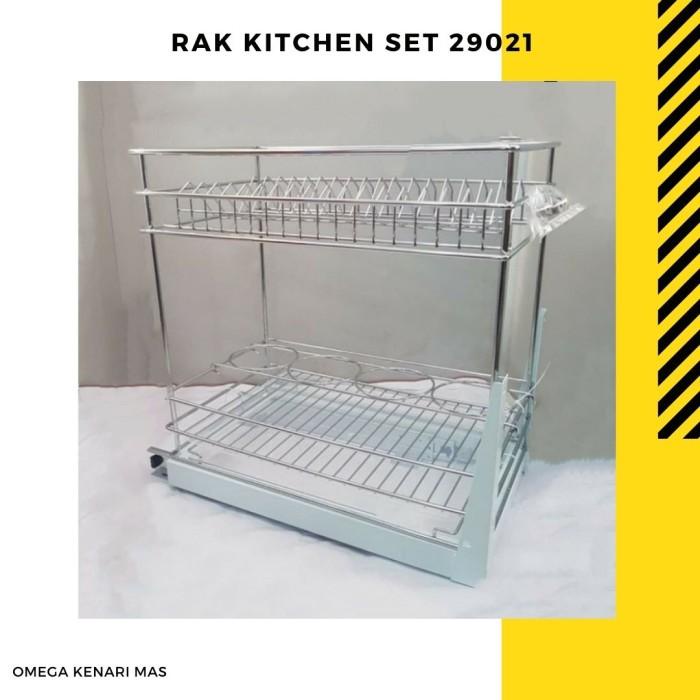 Jual Rak Rak Piring Dalam Kitchen Set Model Vitco 29021 Rak Botol ...