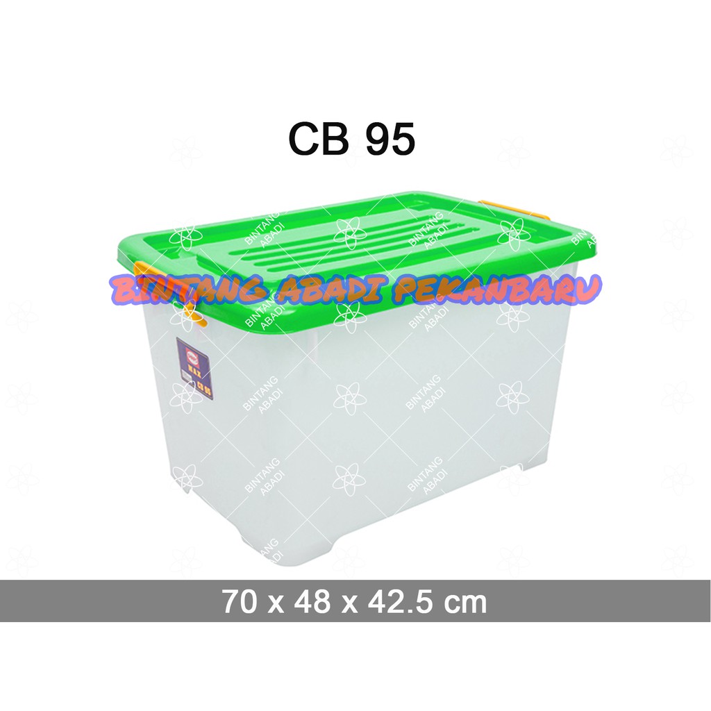 Jual CONTAINER BOX CB 95 MAX SIP 114 / KONTAINER BOX KOTAK PLASTIK RODA ...