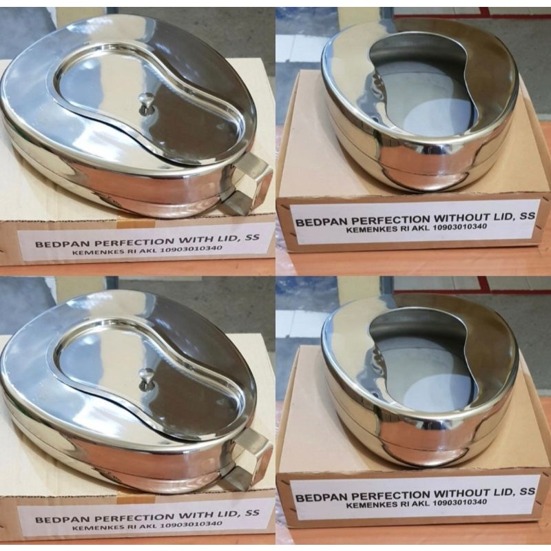 Jual Bedpan Steinless / Bedpan Oval / Pispot duduk / Pispot angka 8 ...