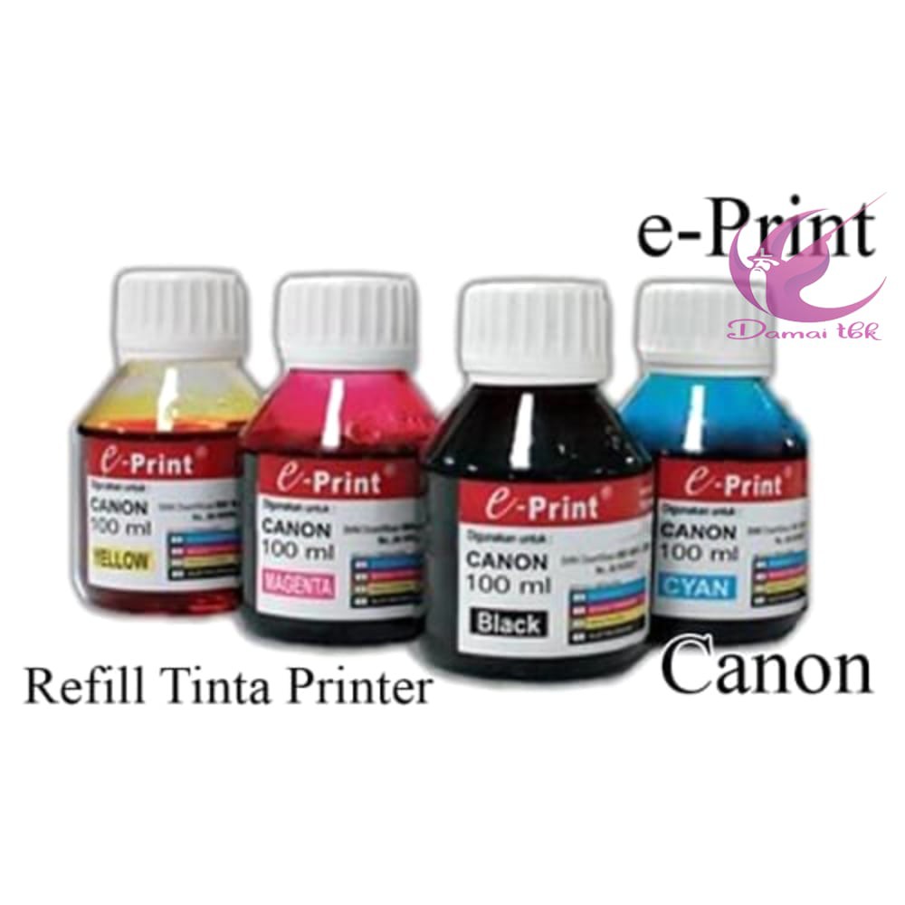 Jual Tinta Refill Ink Canon 100ml Eprint | Shopee Indonesia