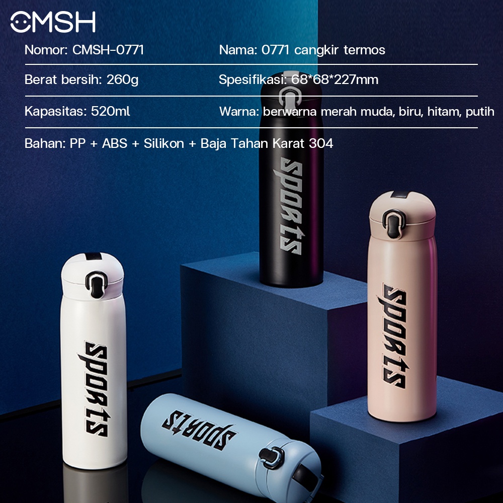 Jual CMSH peralatan makan anak botol minum botol minum anak Termos Air Keep Hot&Cool 520ML ...
