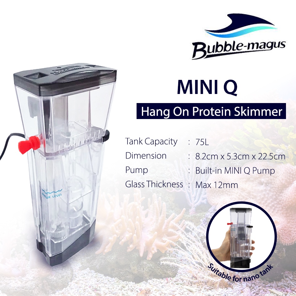 Jual Bubble Magus Mini Q Hang On Protein Skimmer | Shopee Indonesia