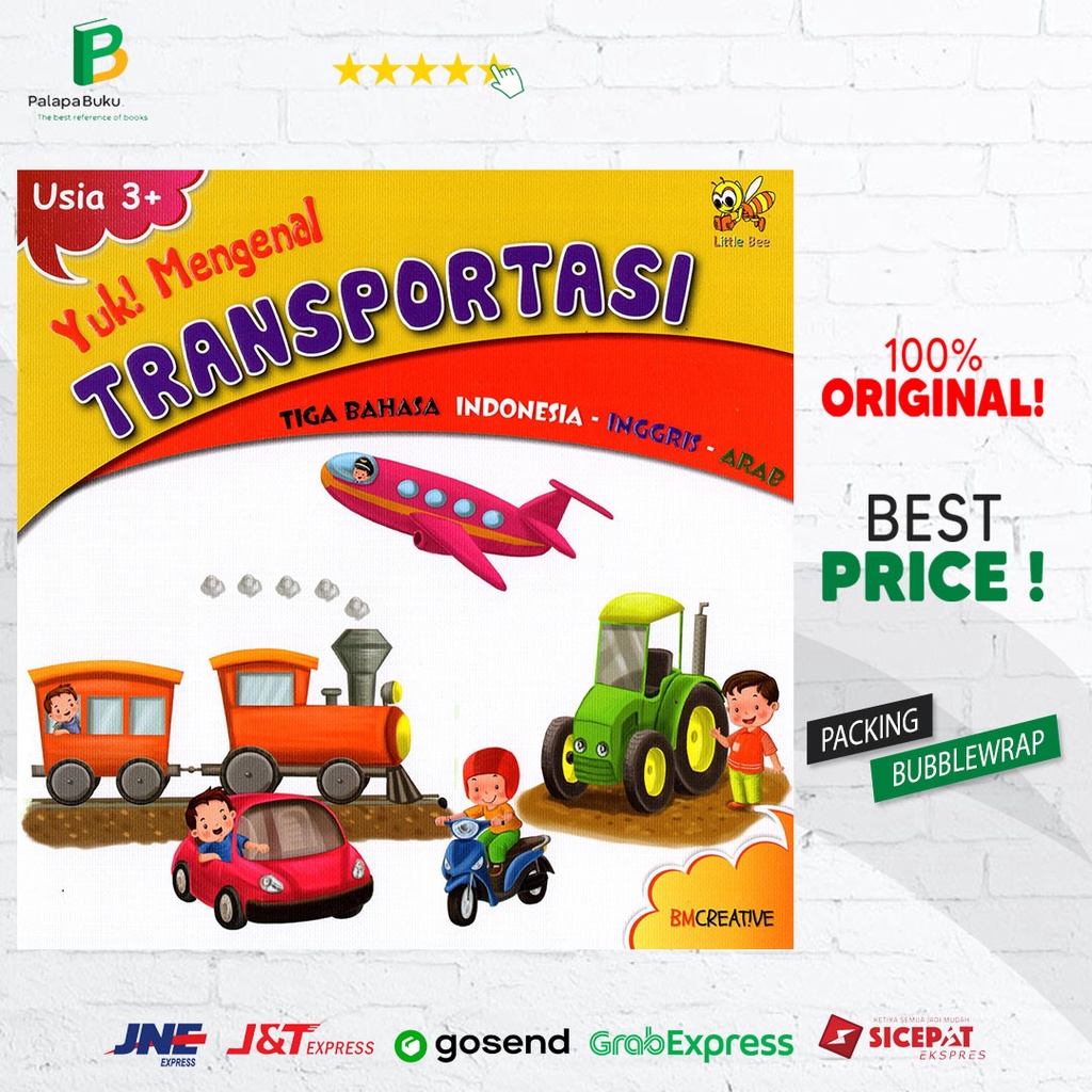 Jual Buku Anak Seri Yuk! Mengenal Untuk Siswa Paud-TK : Yuk Mengenal Alat Transportasi - Tim BMC ...
