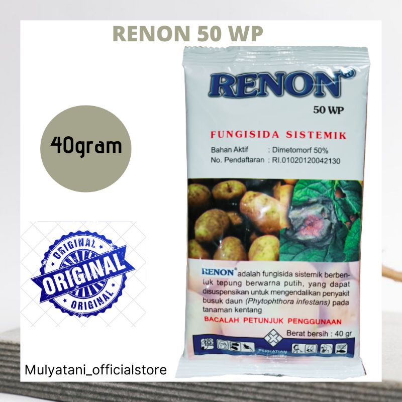 Jual Fungisida Sistemik Renon 50 WP 40Gram Original | Shopee Indonesia